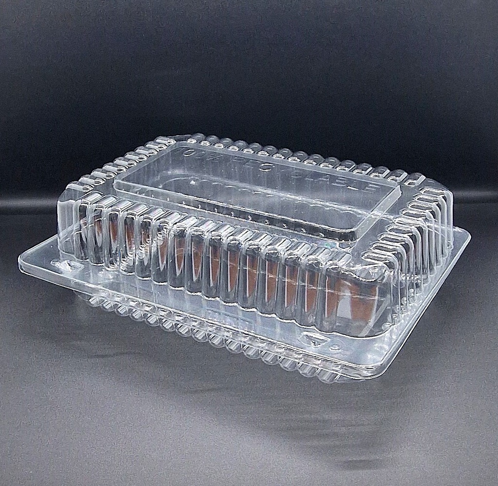 CASEROLA TRANSPARENTA CU CAPAC / 200X150X69 MM / K403PETC | ECO PROD